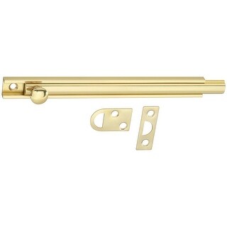 National Hardware N198-010 Solid Brass Flush Bolt, 6" - Bed Bath & Beyond - 27609932